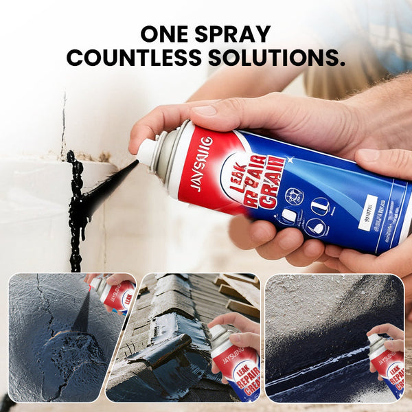 Instant Leak Repair Spray - Seals Cracks & Gaps in 5 Minutes, Waterp ...