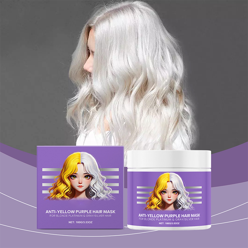 Anti-Yellowing Purple Hair Mask 💜 Say goodbye to Red Highlights! 💜 ...
